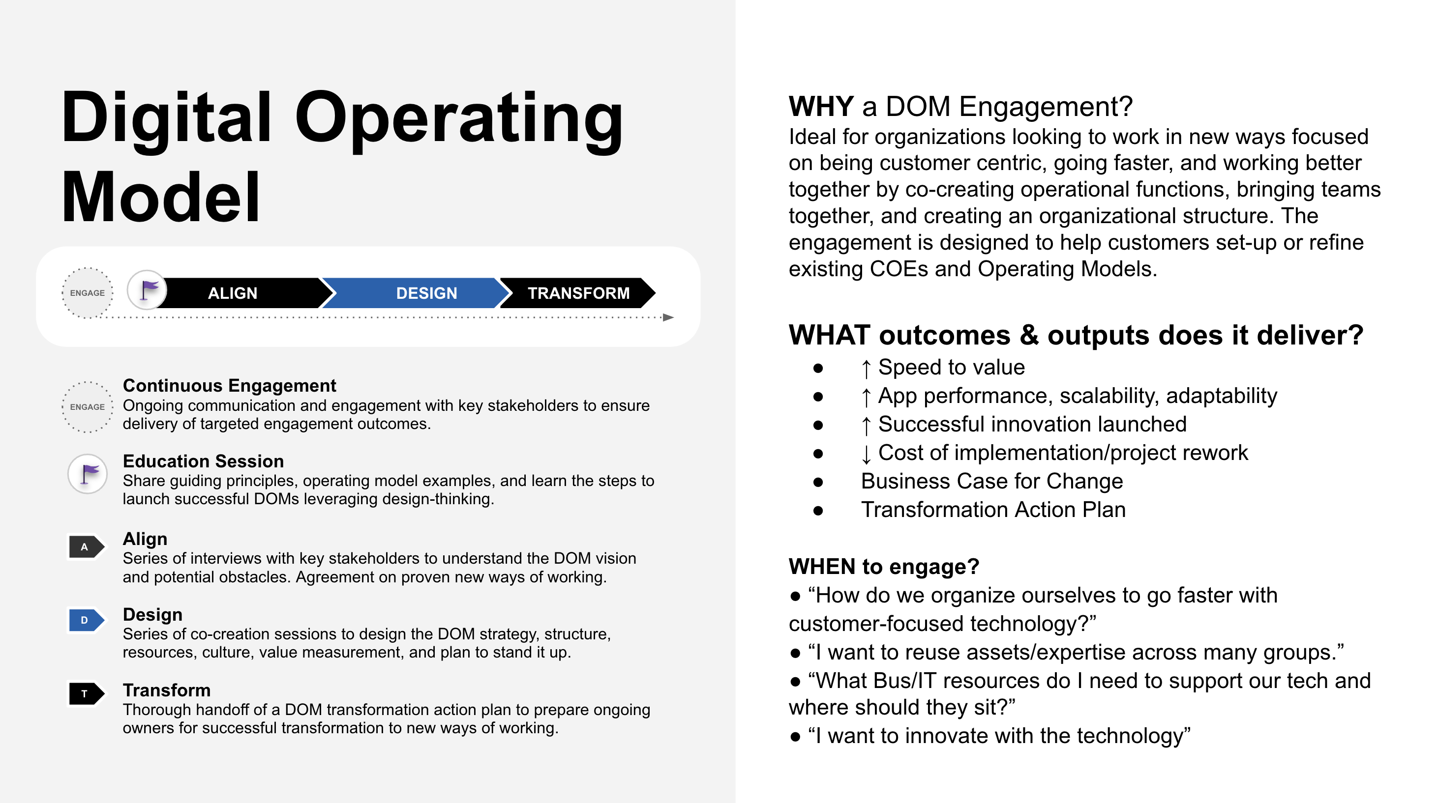 Digital Operating Model Digital Operating Model